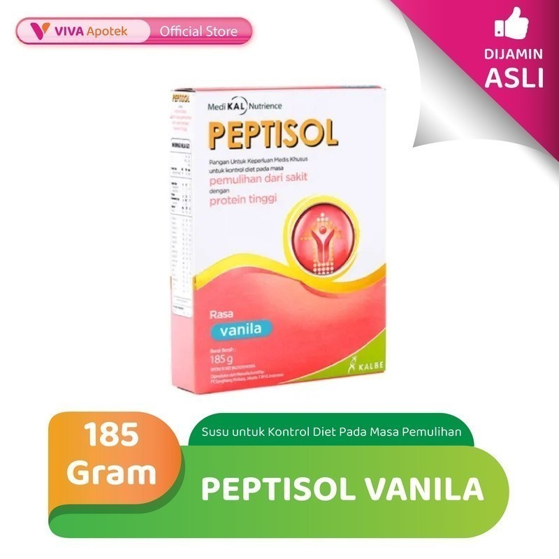 Jual Peptisol Susu Khusus Tinggi Protein Rasa Vanilla (189 Gram ...