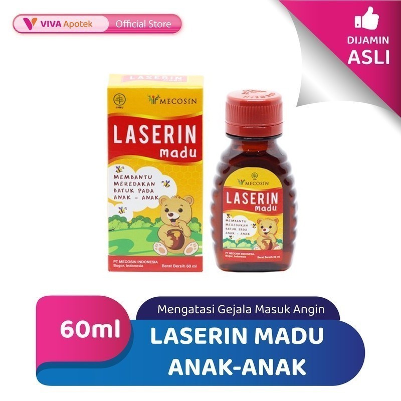 Jual Laserin Madu Anak-Anak untuk Mengatasi Gejala Masuk Angin (60 ml ...