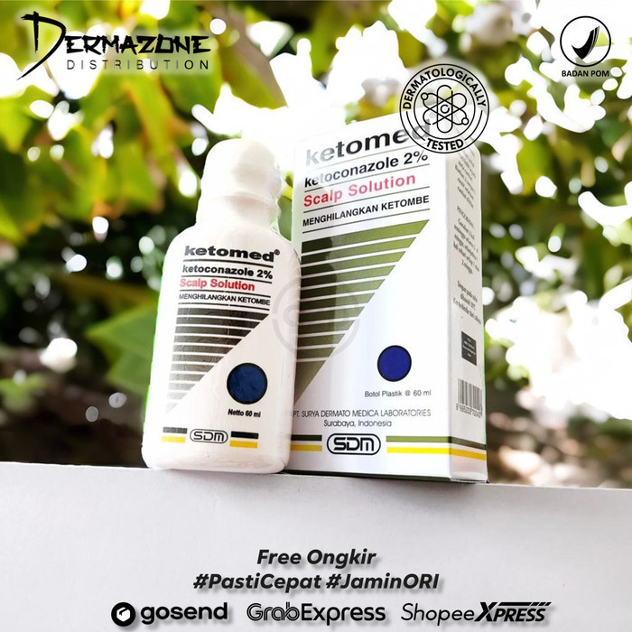 Jual Ketomed Ss Scalp Solution - Shampo Anti Ketombe 60Ml | Shopee ...