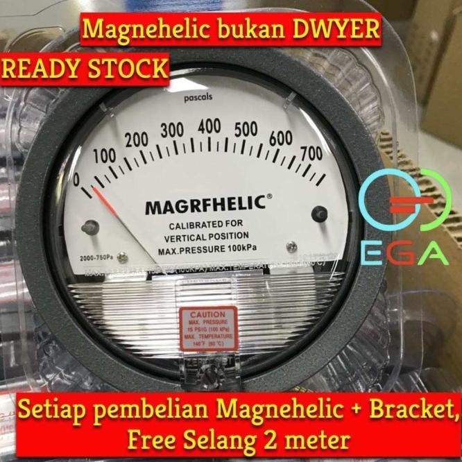 Jual Paket Magnehelic Bukan Dwyer (Magne+Bracket+Selang 5 Meter ...