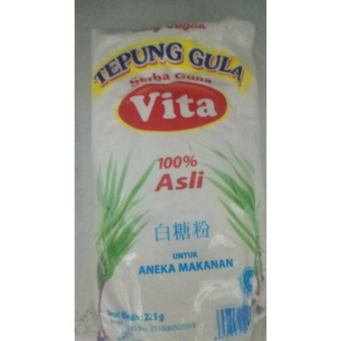 Jual $$] Gula Halus Vita 225gr ( Per pak / isi 5 ) | Shopee Indonesia