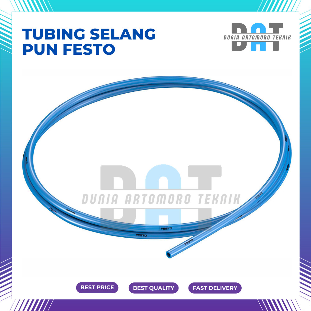 Jual Selang Angin Festo Pneumatic Hose Plastic Tubing PUN 10 X 1,5-BL ...