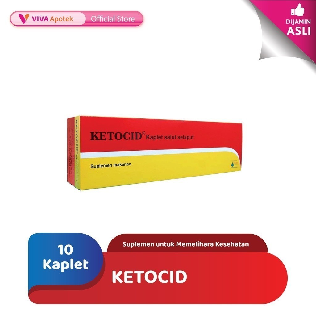 Jual Ketocid untuk Memelihara Kesehatan (10 Kaplet) | Shopee Indonesia