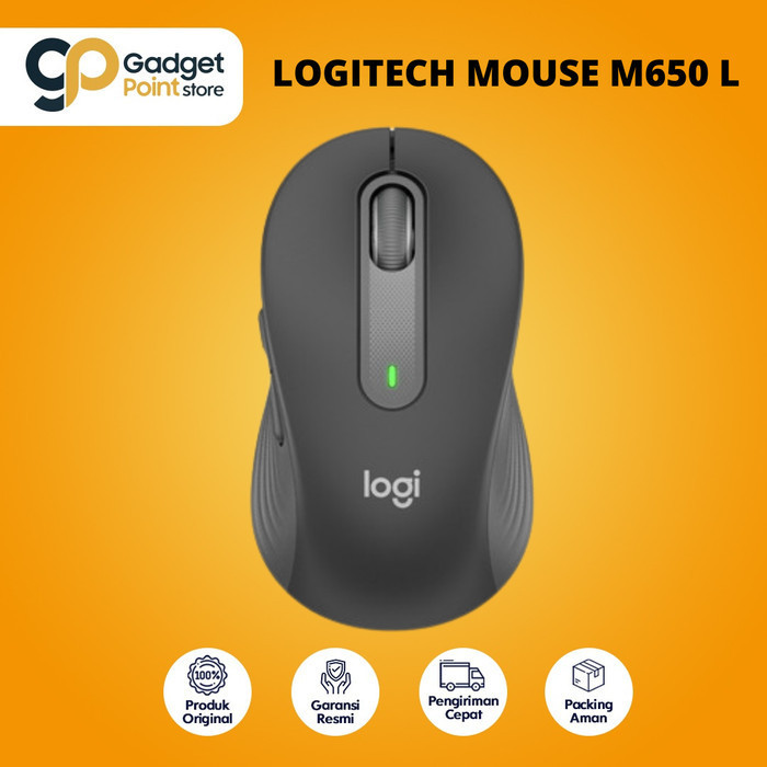 Jual Logitech Signature M650 L Wireless Mouse Garansi Resmi 1 Tahun ...