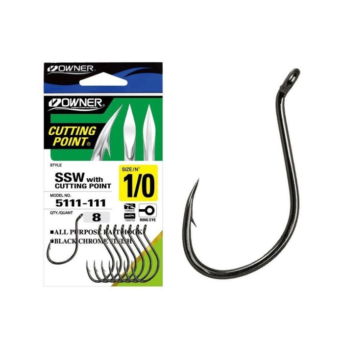 Jual Pancing Owner Ssw With Cutting Point 5111 Hook Kail Made In Japan | Shopee Indonesia