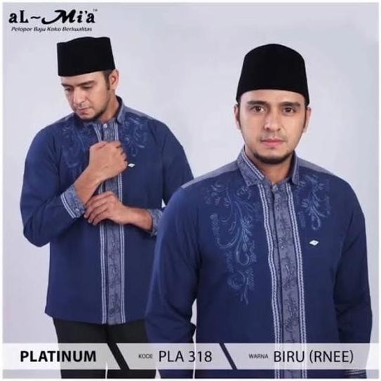 Jual Baju Koko al-mia PLATINUM (seri terbaik dari koko al-mia) | Shopee ...