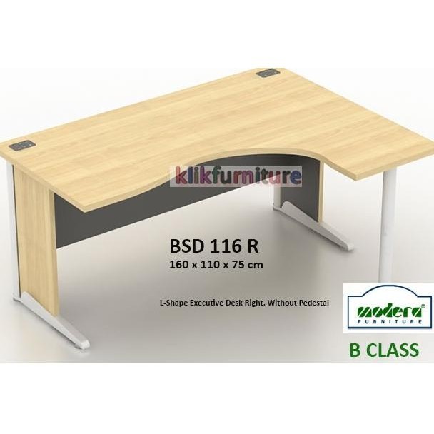 Jual MODERA BSD 1116R Meja Kantor L | Shopee Indonesia