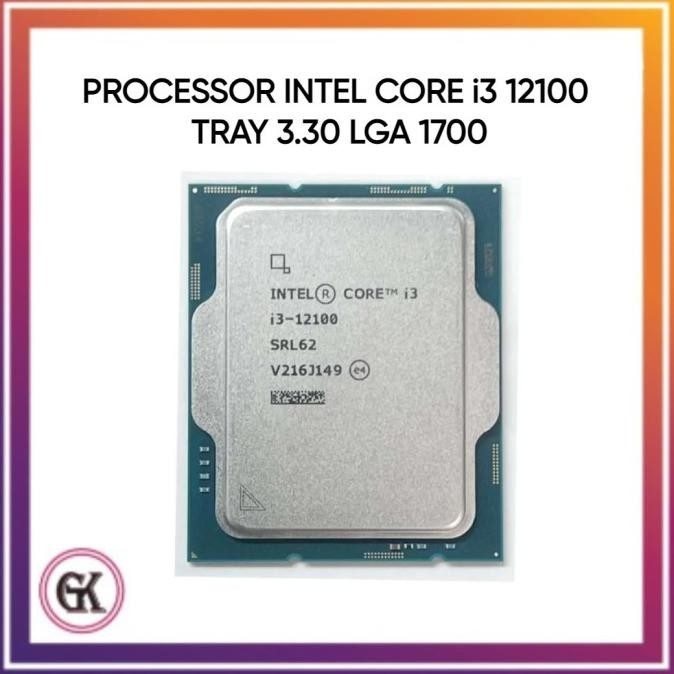 Jual PROCESSOR INTEL CORE I3 12100 TRAY 3.30 LGA 1700 | Shopee Indonesia