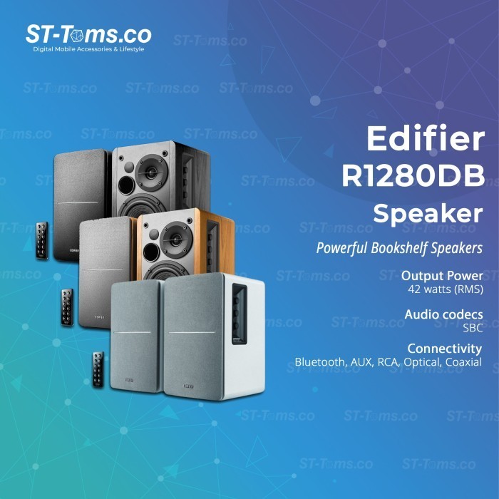 Jual Edifier R1280Db / R 1280Db Poweful Bluetooth Bookshelf Active Speakers | Shopee Indonesia