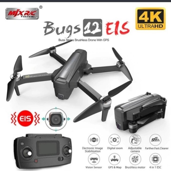 Jual DRONE MJX RC BUGS 12 EIS | Shopee Indonesia