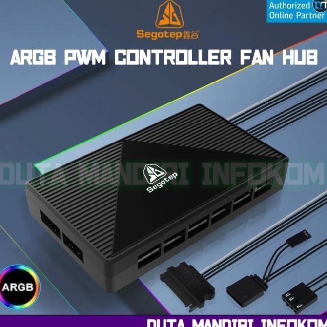 Jual SEGOTEP ARGB CONTROLLER - PWM & A-RGB FAN HUB | Shopee Indonesia
