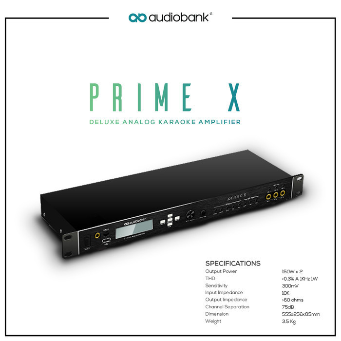 Jual Audiobank Amplifier Prime X (New) | Shopee Indonesia