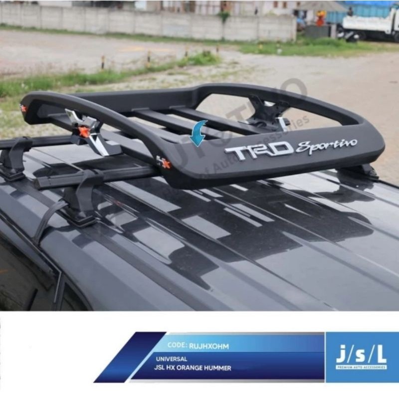 Jual Roof rack universal mobil model TRD sportivo Hx orange | Shopee ...