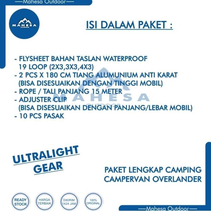 Jual Paket DIY 2x3 - Awning Tenda Mobil Car Campervan Overlander ...
