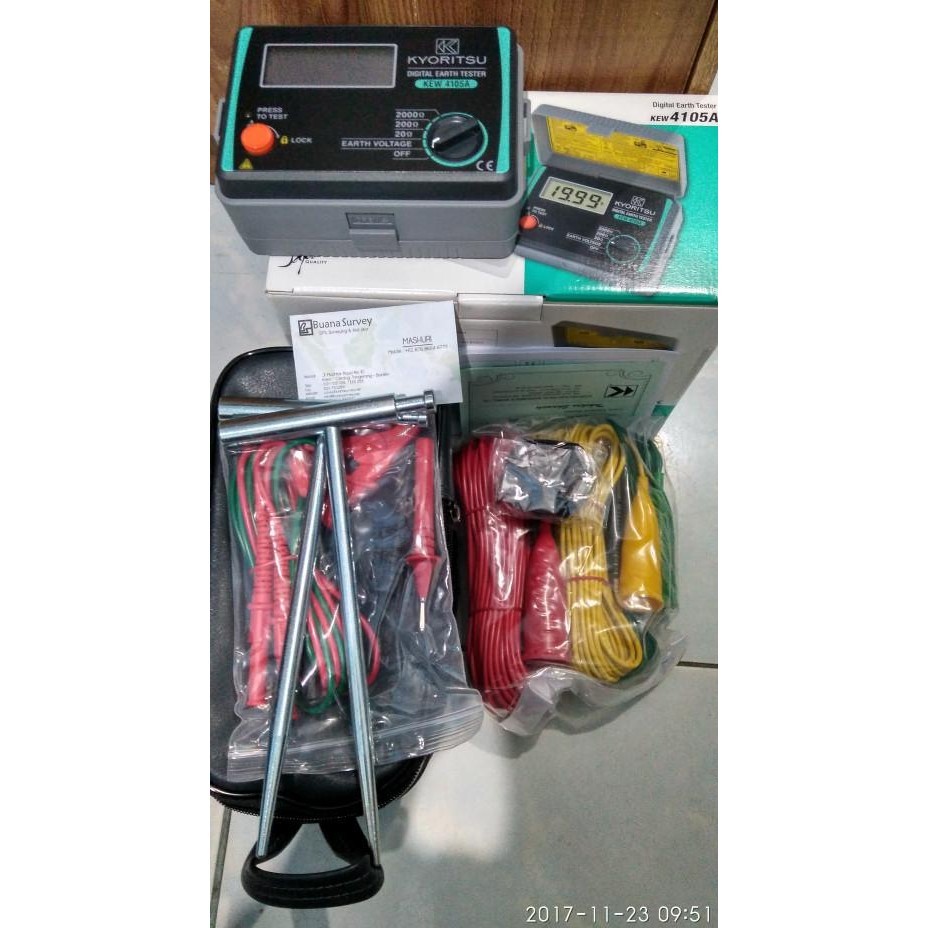 Jual Megger Grounding Kyoritsu 4105A Digital Earth Grouding Tester ...