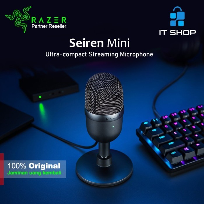 Jual Razer Microphone Seiren Mini - Black | Shopee Indonesia