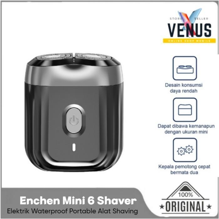 Jual Enchen Mini 6 Electric Shaver 2 Floating Head Portable Machine ...