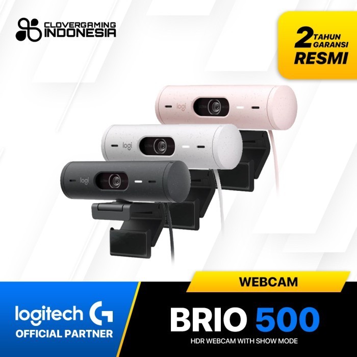 Jual Logitech Brio 500 Full Hd Webcam With Privacy Shutter | Shopee ...