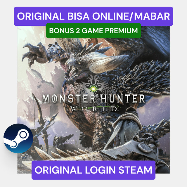 Jual Monster Hunter World ONLINE MULTIPLAYER PRIVATE TERMURAH GAME PC LAPTOP BONUS GAME | Shopee ...