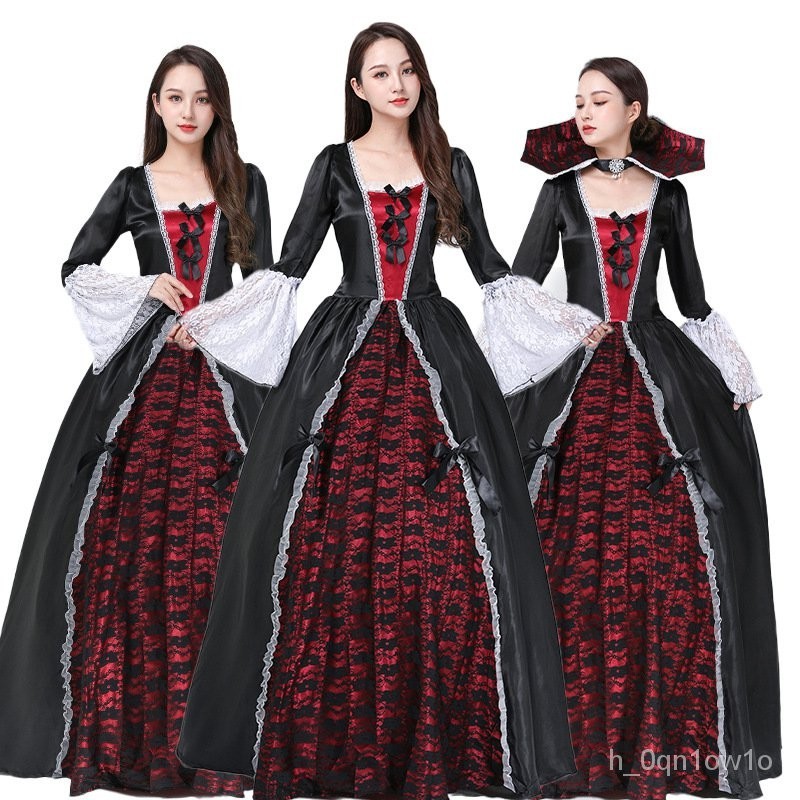 Jual Halloween Luxury Queen Vampire Demon Dress-up Dress Gorgeous ...