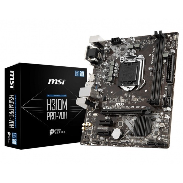 Jual Motherboard Msi H310M Pro-Vdh (Lga1151, H310, Ddr4, Sata Iii ...