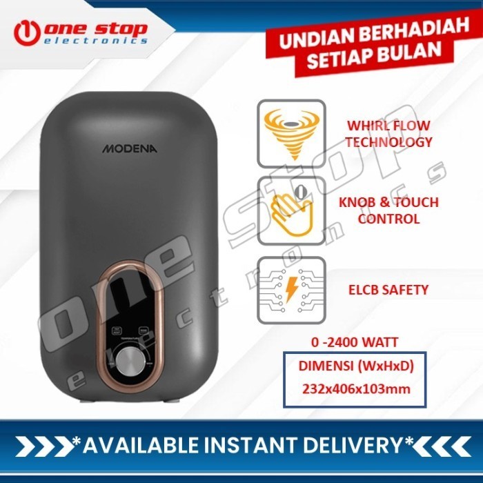 Jual Modena Ei 2D B Electric Instant Water Heater Veloce 2400 Watt ...