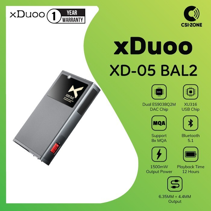 Jual Xduoo Xd-05 Bal2 / Xd05 Bal2 Balance Portable Headphone Dac ...