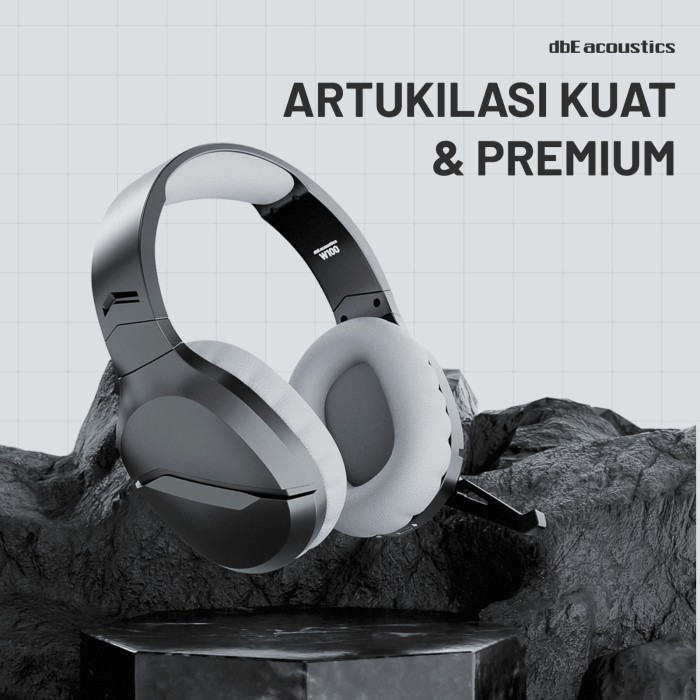 Jual Headset Dbe W100 2.4Ghz 3 Mode Wireless Low Latency Headphone ...