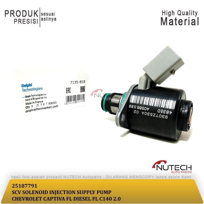 Jual Scv Solenoid Injection Supply Pump Chevrolet Captiva C140 Fl ...