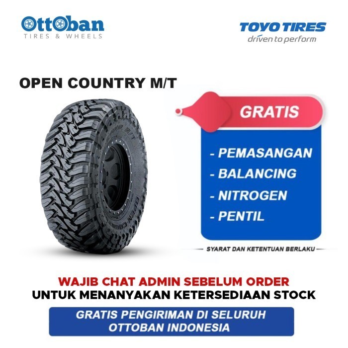Jual TOYO TIRES OPEN COUNTRY M/T LT 275 70 R18 125P BAN MOBIL | Shopee Indonesia