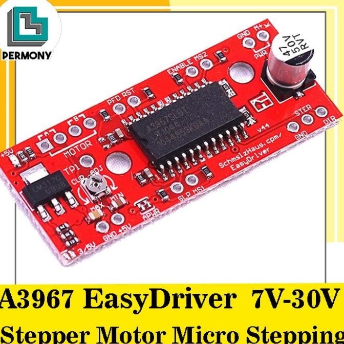 Jual A3967 EasyDriver Stepping Stepper Motor Driver Shield 7V-30V | Shopee Indonesia