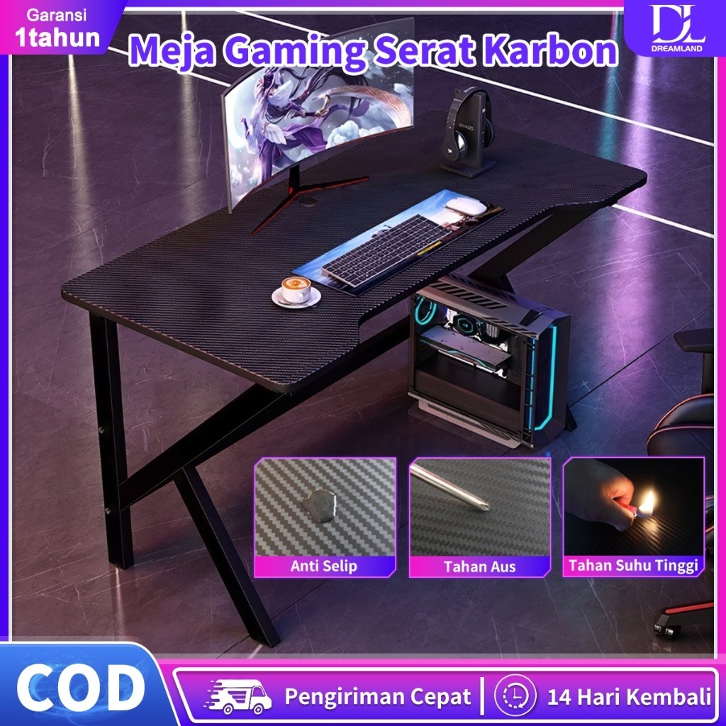 Jual Pr0M0 100% Meja Gaming Karbon Serat Meja Gaming Meja Komputer Meja ...