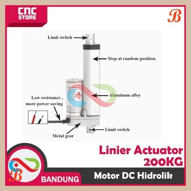 Jual | CN | LINEAR ACTUATOR LINIER AKTUATOR HIDROLIK DC 12V 100MM 2000N ...