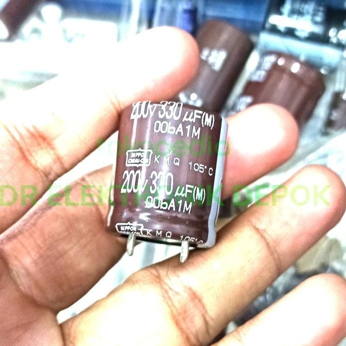 Jual Baru Kapasitor Capasitor elco 330 uf mikro 200 volt dre3 Segera Beli | Shopee Indonesia
