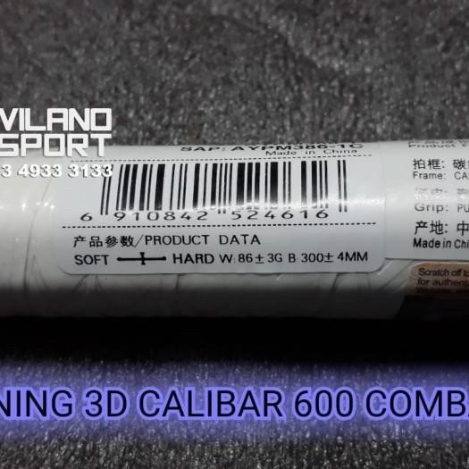 Jual RAKET BADMINTON LINING 3D CALIBAR 600 COMBAT | Shopee Indonesia