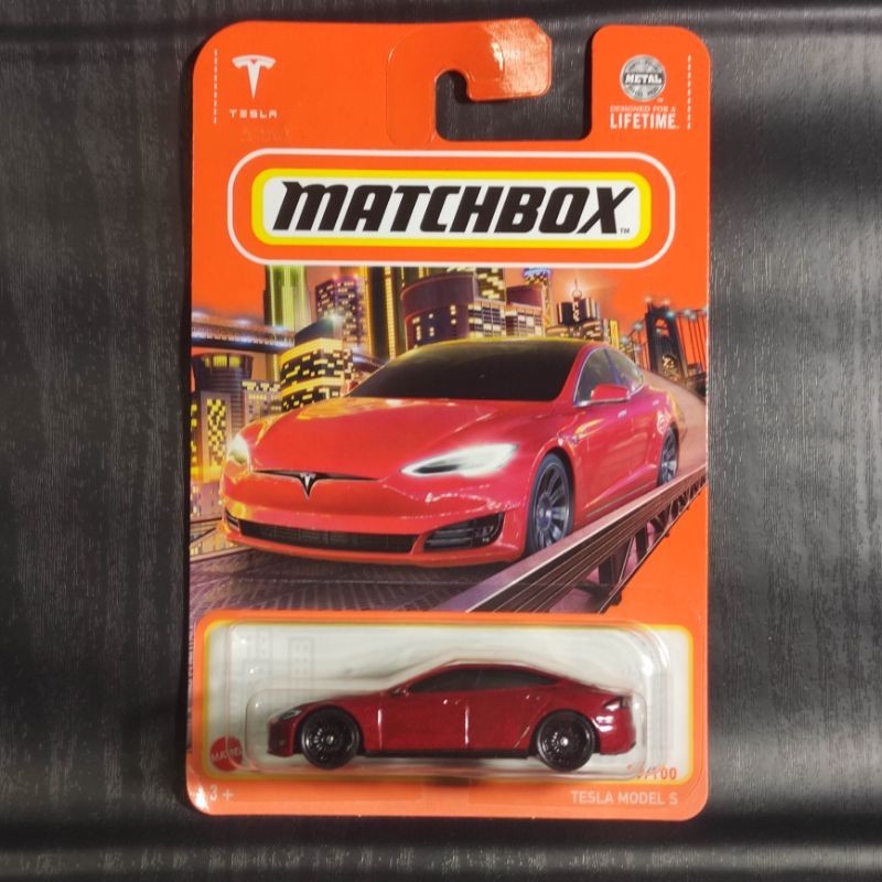 Jual Matchbox Tesla Model S Merah | Shopee Indonesia