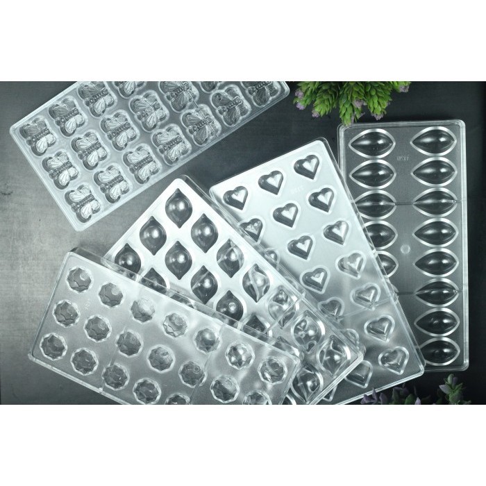 Jual BAKEST CHOCOLATE MOULD CETAKAN COKLAT COKELAT ANEKA BENTUK FORM ...