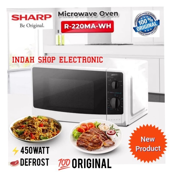 Jual Microwave SHARP R 220MAWH 20L Low Watt | Shopee Indonesia