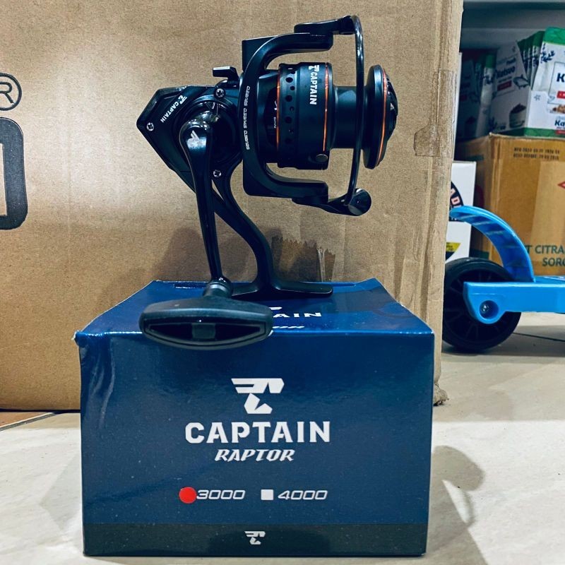Jual Reel Captain Raptor 1000/2000/3000 (POWER HANDLE) | Shopee Indonesia