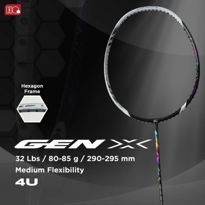 Jual {SalamunShop} Raket Badminton Bulutangkis Hi-Qua Gen-X 4U Max 32 ...