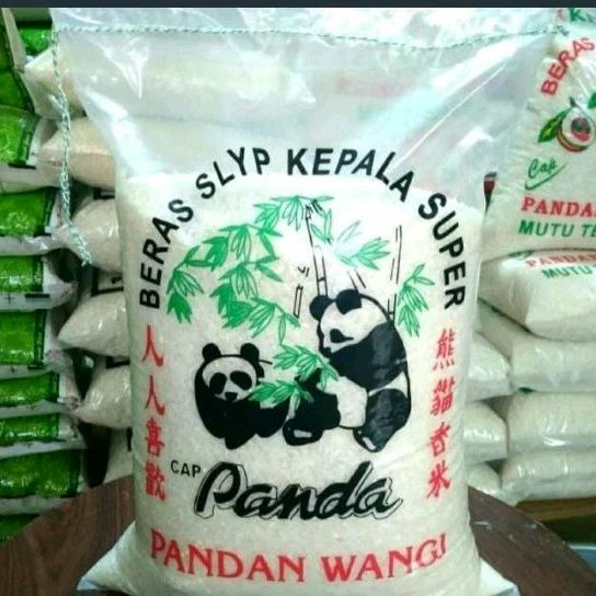 Jual BERAS CAP PANDA SUPER 5KG | Shopee Indonesia