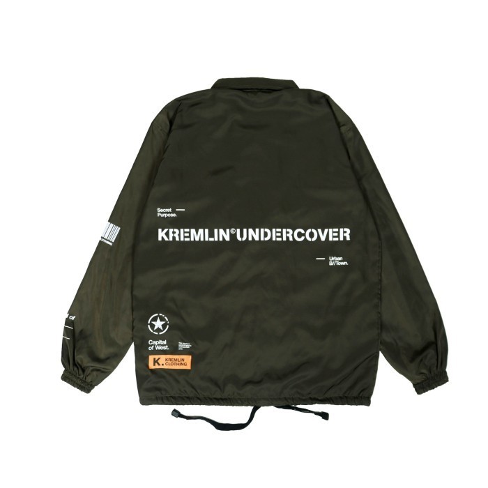 Jual Kremlin Coach Jacket Green Army - Undercover | Shopee Indonesia