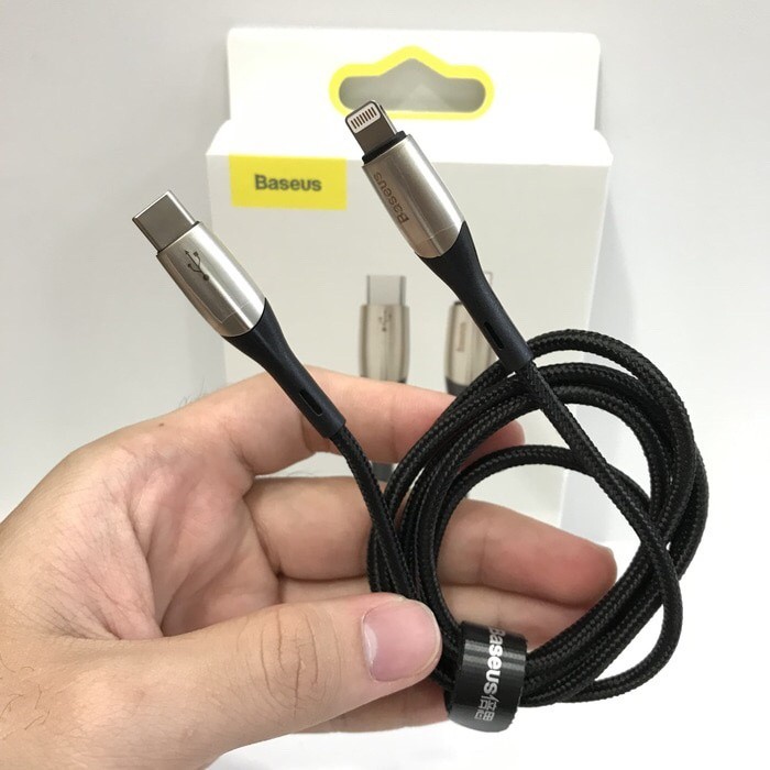 Jual Kabel Data Type C To Iphone Lightning Quick Charge Baseus Original ...