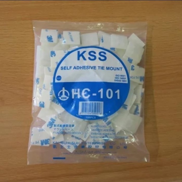 Jual Kss Self Adhesive Tie Mount Hc-101 (Perekat 3M) | Shopee Indonesia