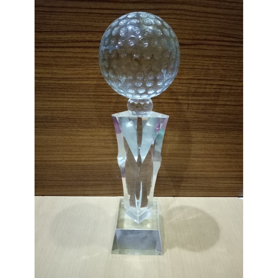 Jual P49 Plakat kristal / Trophy Crystal kaca / Piala Golf / Piala ...