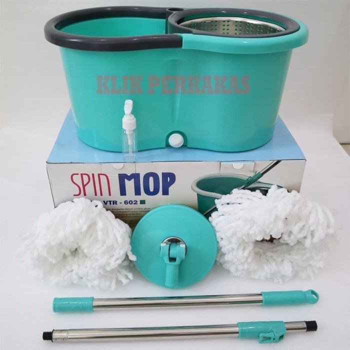 Jual Alat Pel Stainless Peras Putar Otomatis Spin Mop Vitara Vtr 602 ...