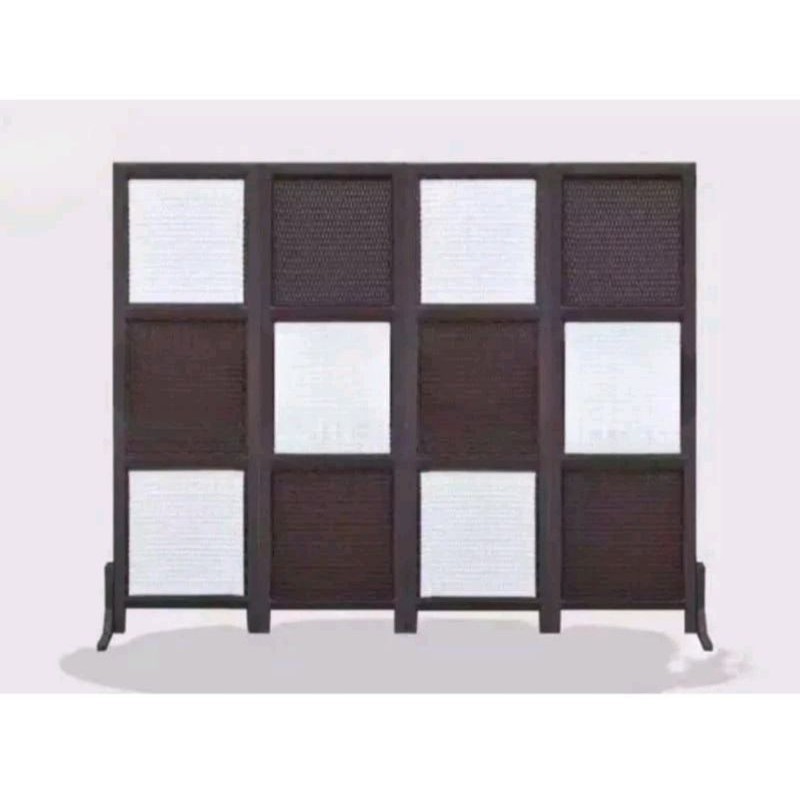 Jual ( Ready Stok)Sketsel Pembatas Ruangan Rotan Minimalis Partisi ...
