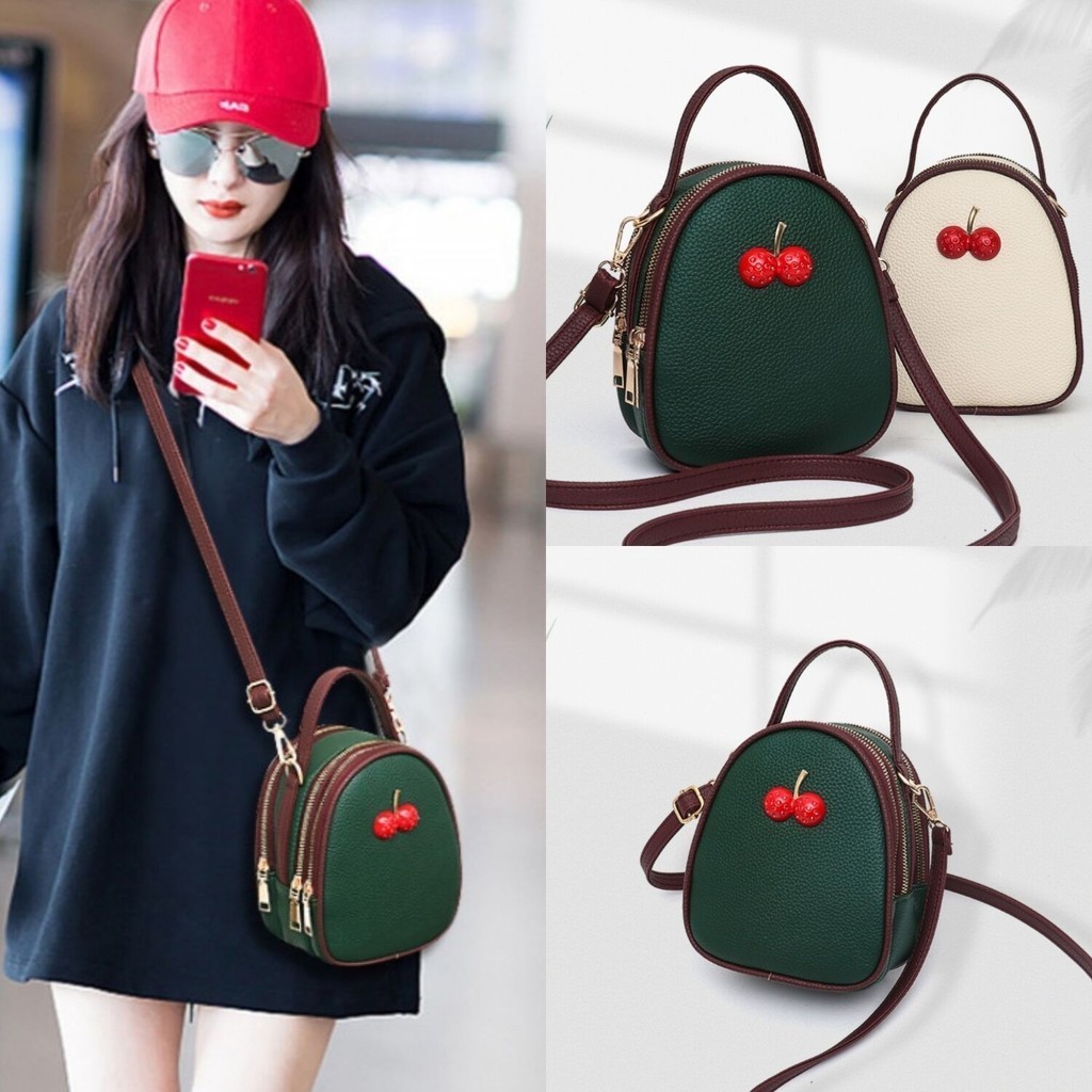 Jual Tas Selempang Wanita Korea, Tas Bulat Kecil Sederhana Semua Cocok ...