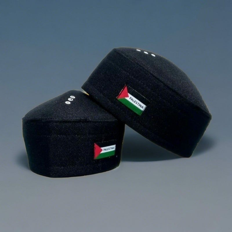 Jual PECI TURKY GONI BENDERA PALESTINE TERBARU KOPIAH SONGKOK TERMURAH ...