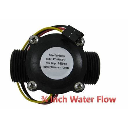 Jual Water flow sensor Meter 3/4"FS300A Control 1-60L/min 3/4 Inchi ...